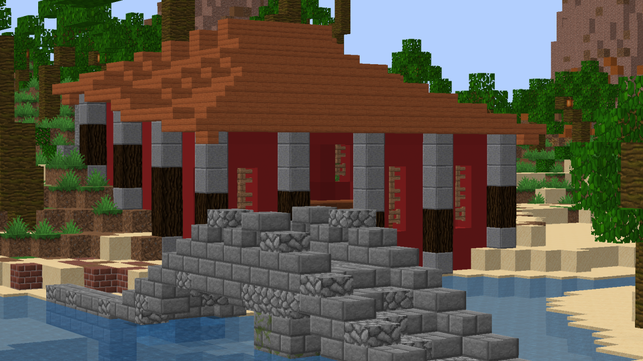 Minecraft- My first build Minecraft Map