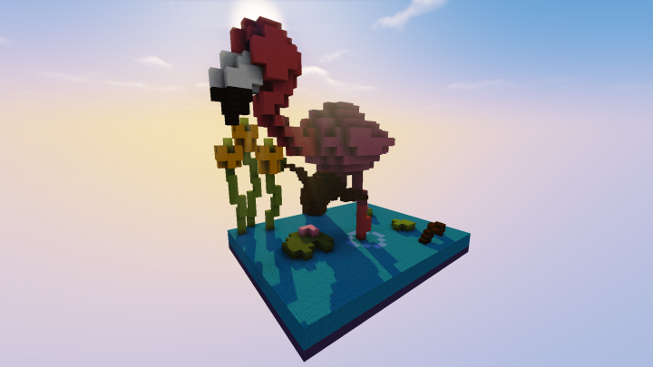 Organic Flamingo Minecraft Map
