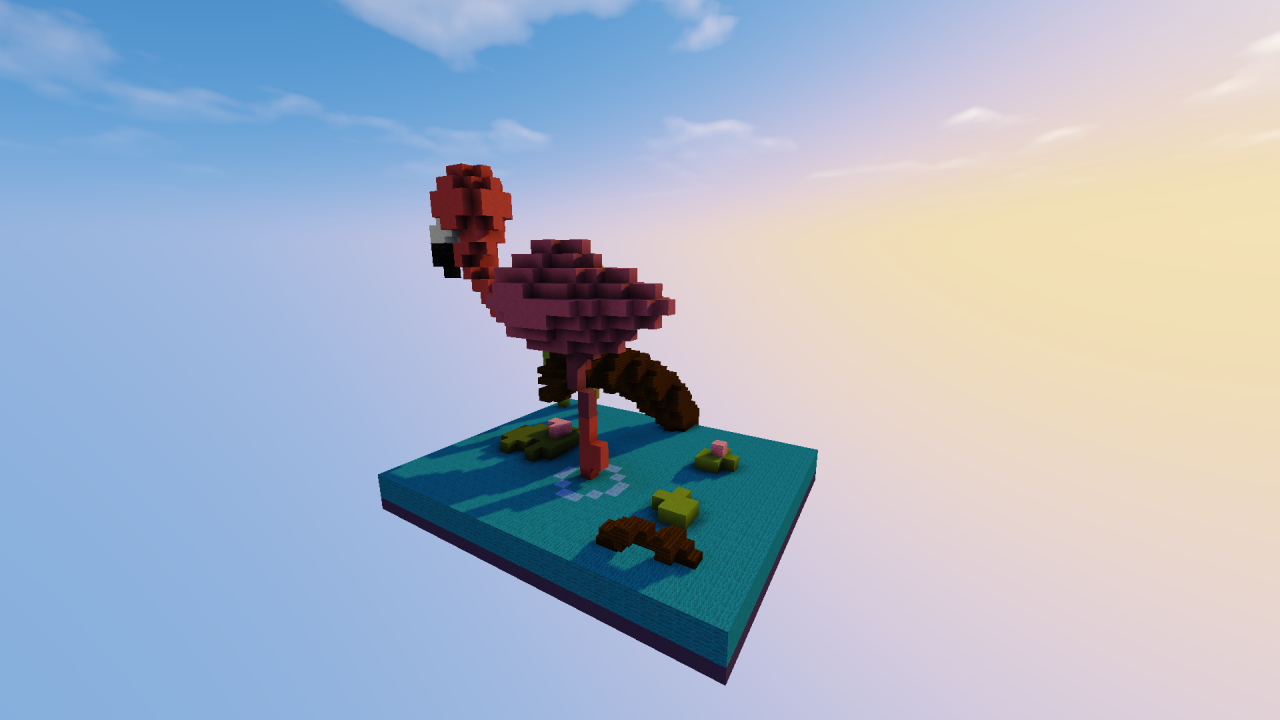 Organic Flamingo Minecraft Map