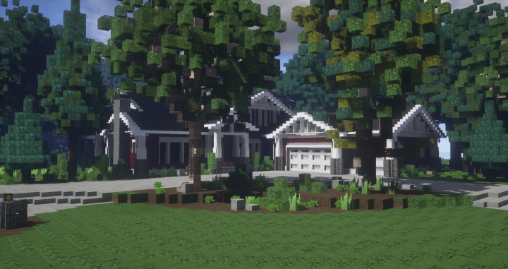 traditional house - craftsman style Minecraft Map