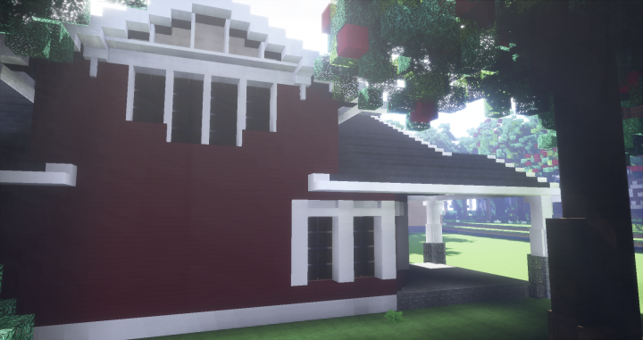 traditional house - craftsman style Minecraft Map