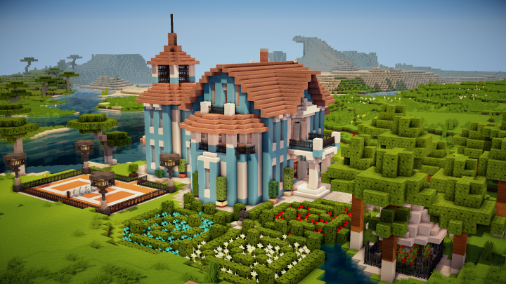 Colonial Mansion Minecraft Map