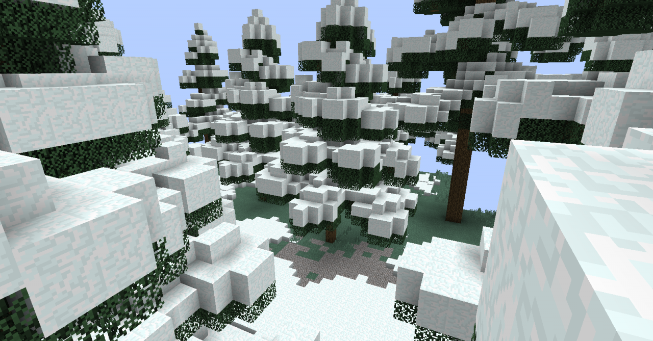 Snow Forest Minecraft Map