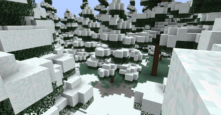 Snow Forest Minecraft Map