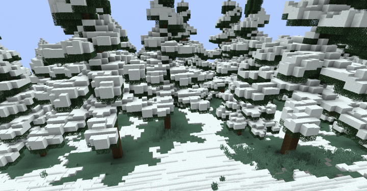 Snow Forest Minecraft Map