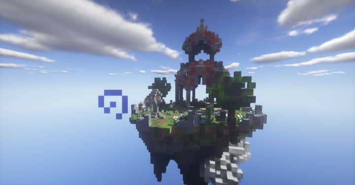 Small floating spawn island Minecraft Map