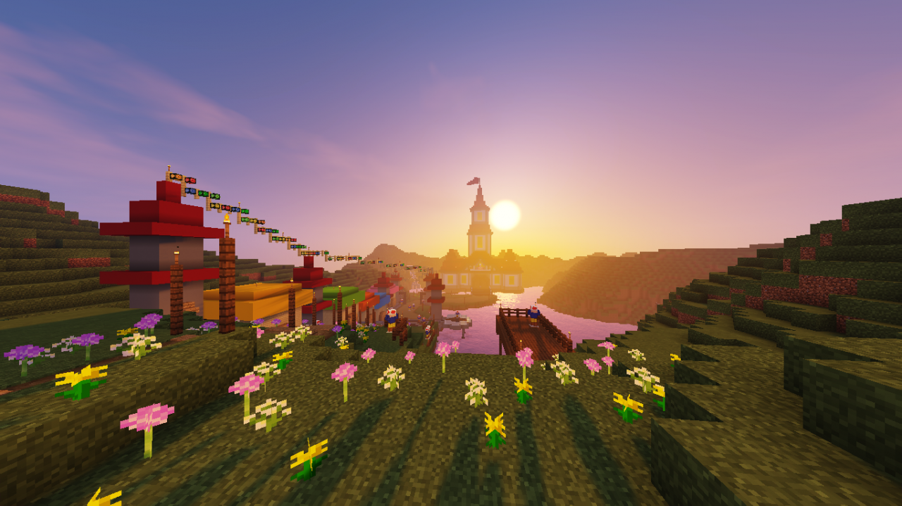 Mario Galaxy Star Festival Minecraft Map