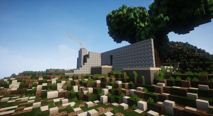 Modern Island Home Minecraft Map