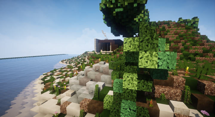 Modern Island Home Minecraft Map