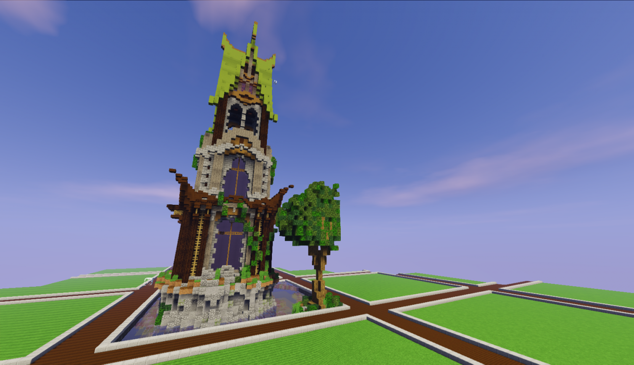 Elven tower (35x35 plot) Minecraft Map