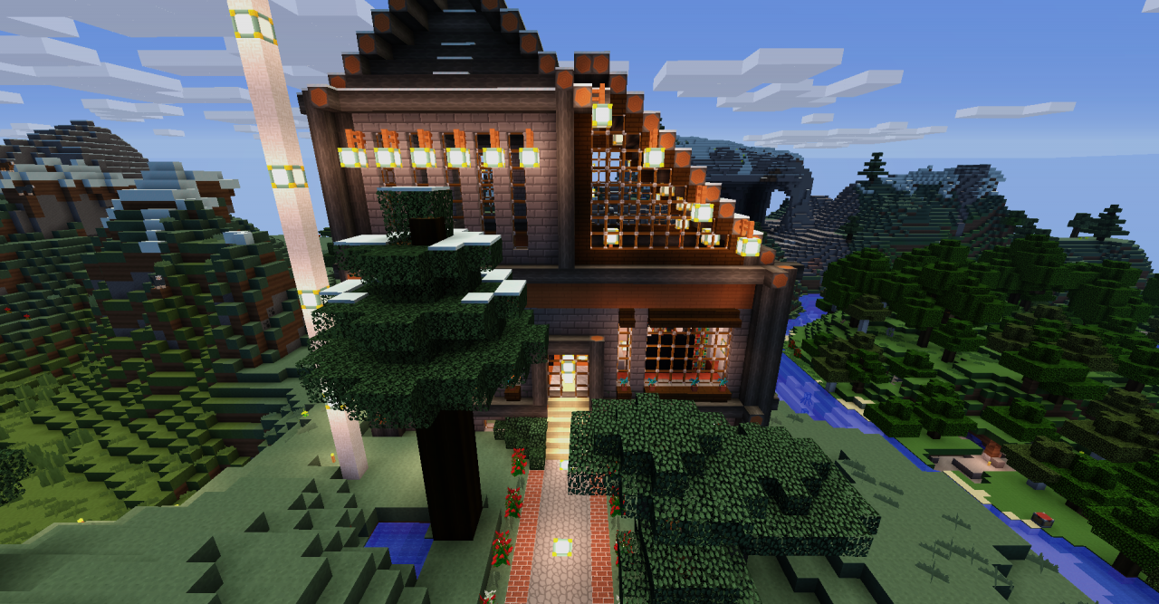 First house on new server Minecraft Map