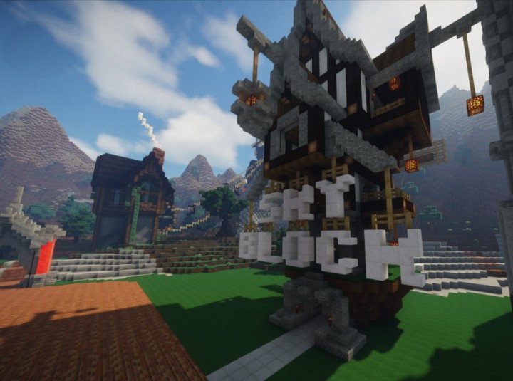 KiqsRocks -- Steampunk Lobby & City Minecraft Map