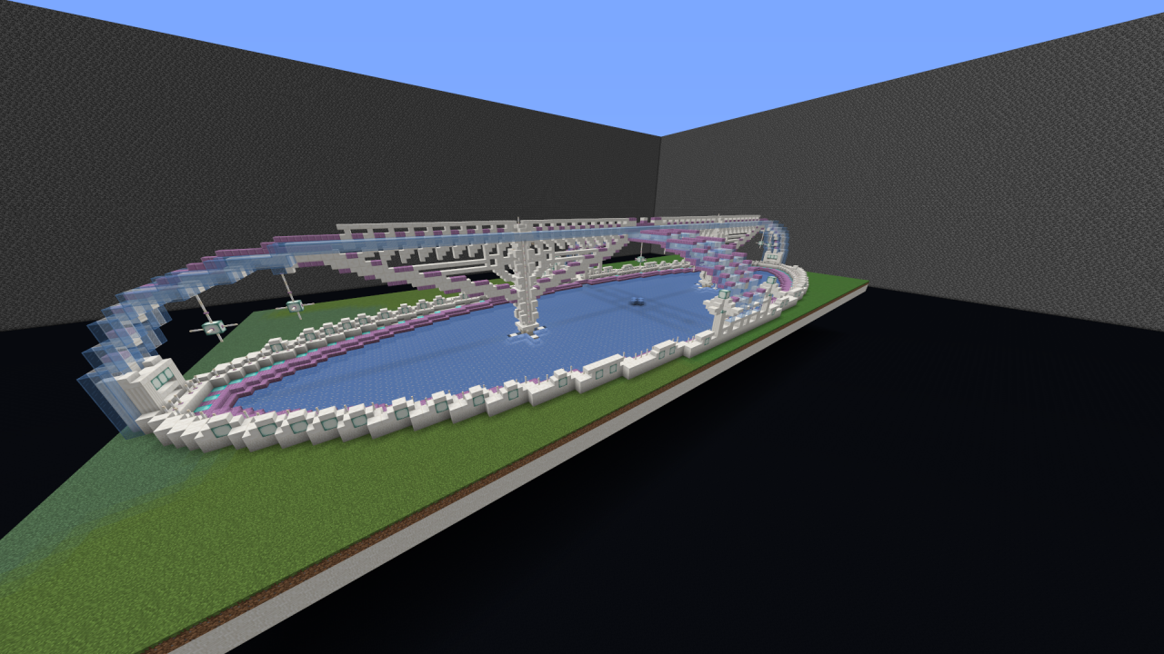 Simple Ice Rink build Minecraft Map