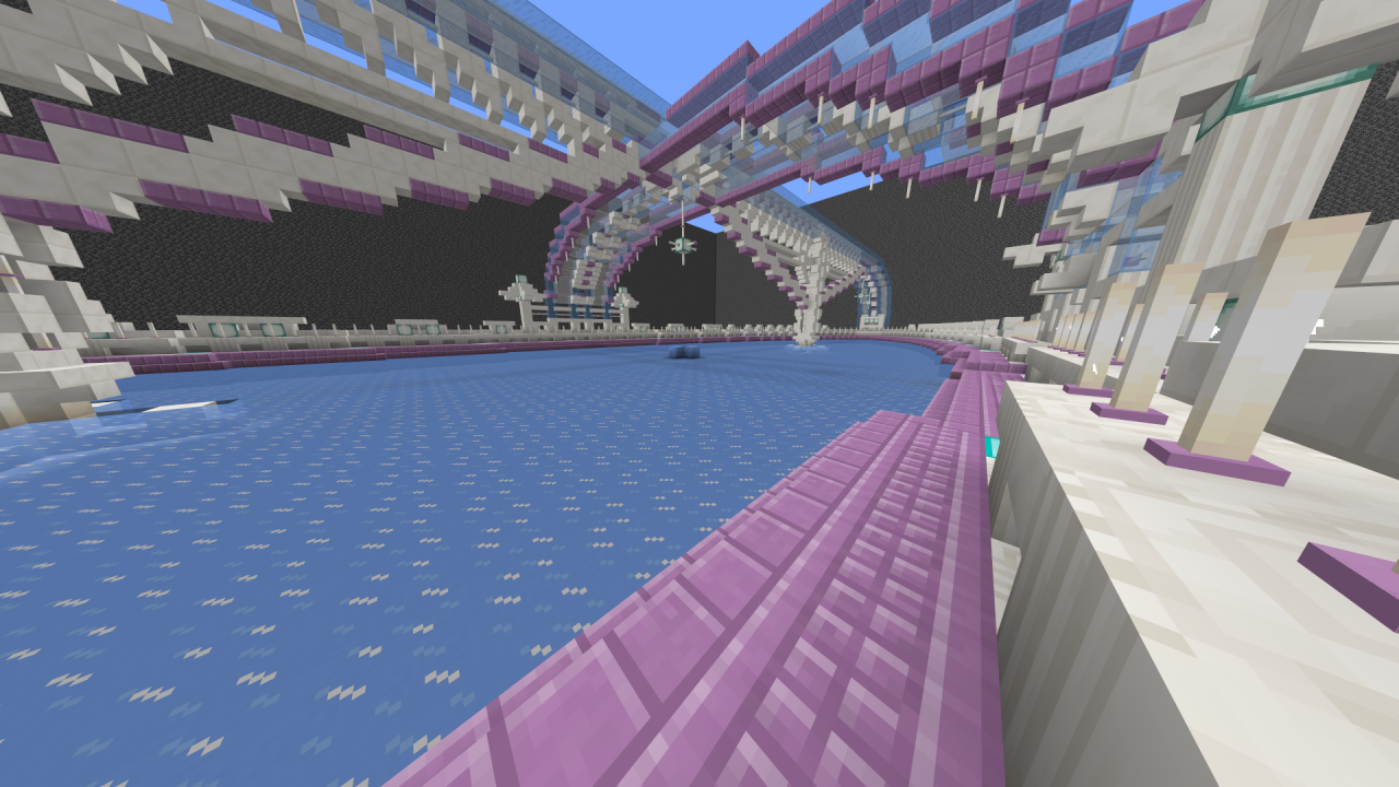 Simple Ice Rink build Minecraft Map