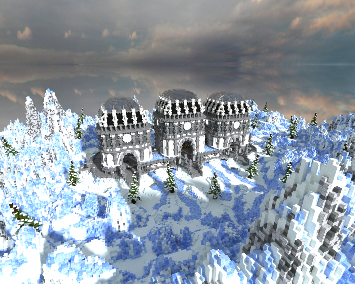 Frozen Grounds - Large Spawn Minecraft Map