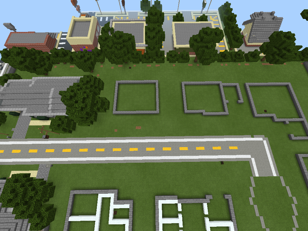 Eastpointe~ West of Downtown Springfield. Minecraft Map