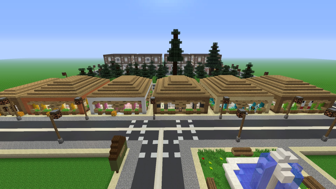 [PS4] Spruce City Minecraft Map