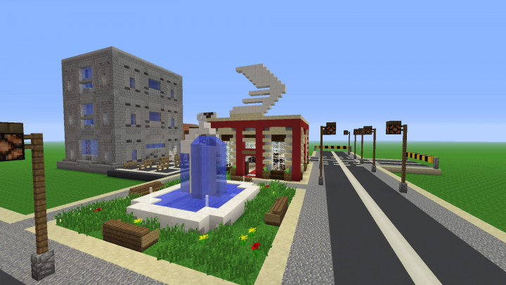 [PS4] Spruce City Minecraft Map