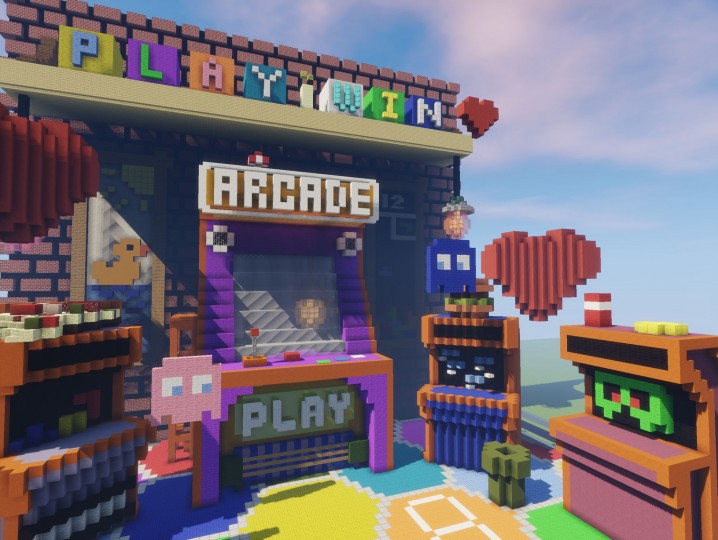 Arcade Lobby Minecraft Map