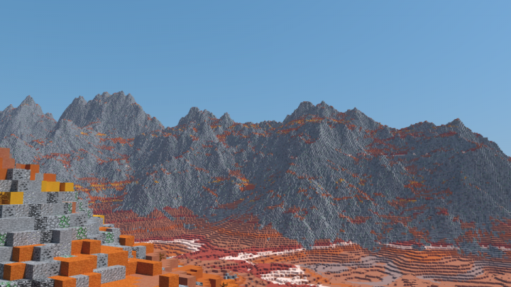 Mesa High Mountain Map Minecraft Map