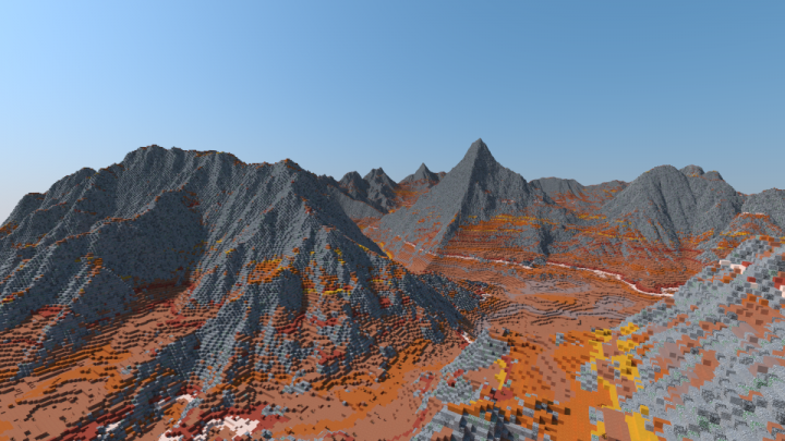 Mesa High Mountain Map Minecraft Map