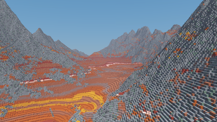 Mesa High Mountain Map Minecraft Map