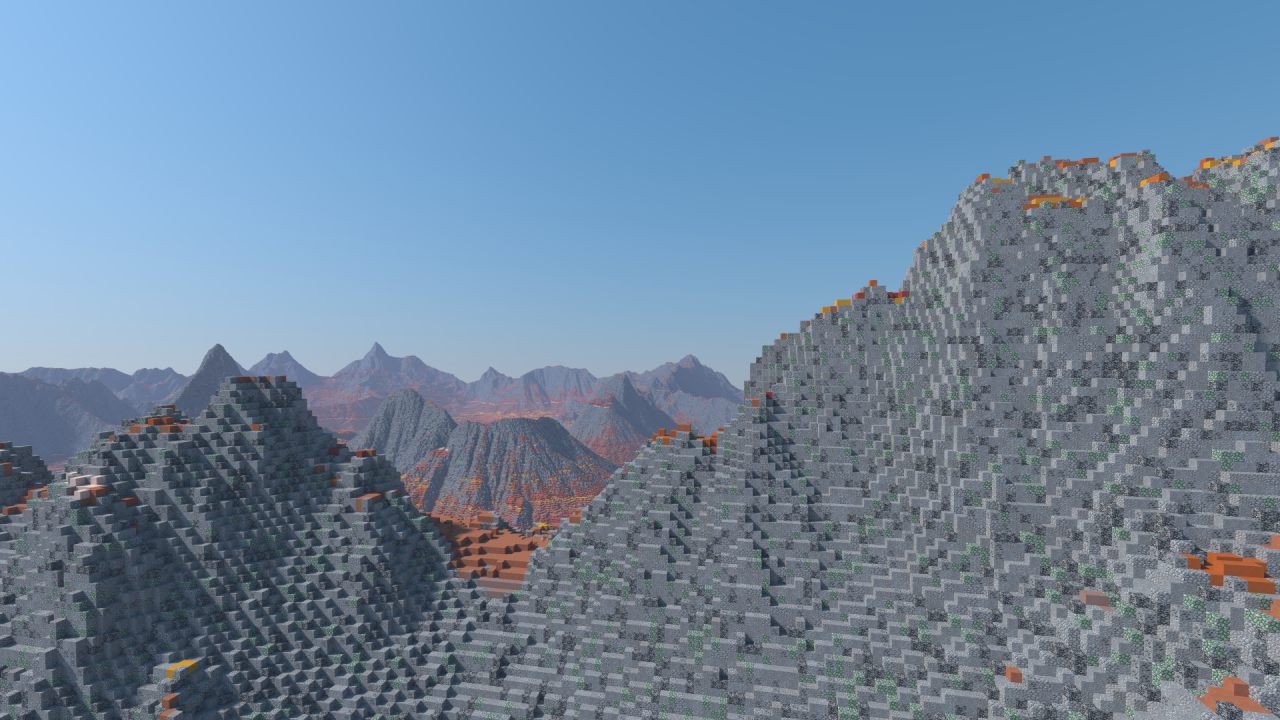 Mesa High Mountain Map Minecraft Map