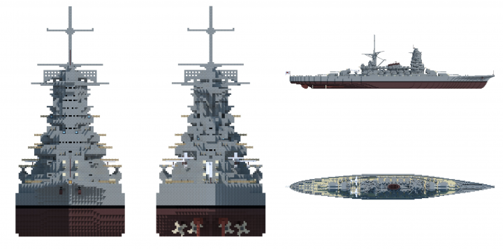 Eight-Eight Fleet Program (1940s Modernisation) Minecraft Map