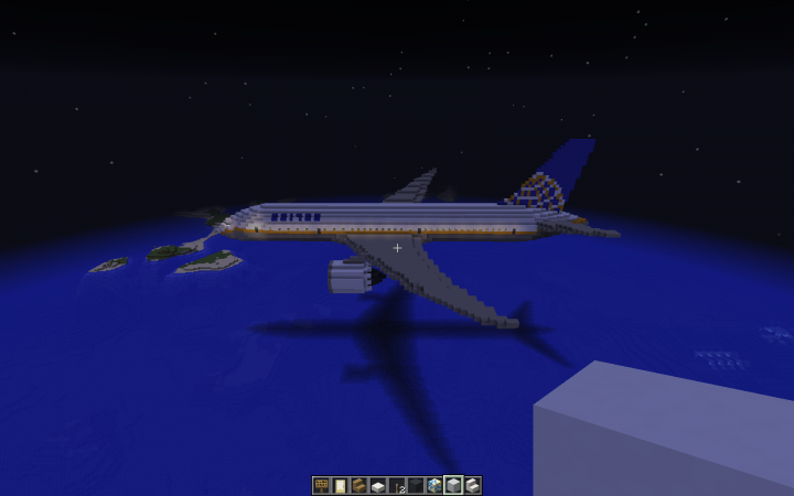 Boeing 787-9 (United) Minecraft Map