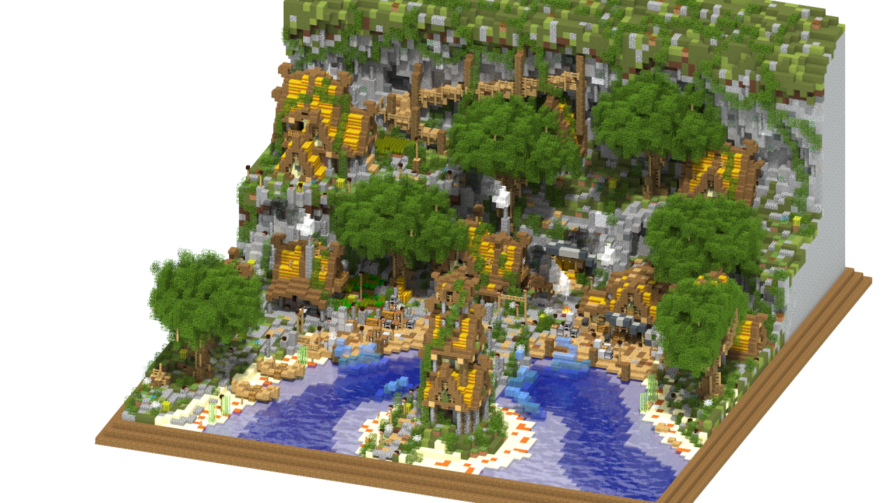 Fishing town - plot - by Iv3r Minecraft Map
