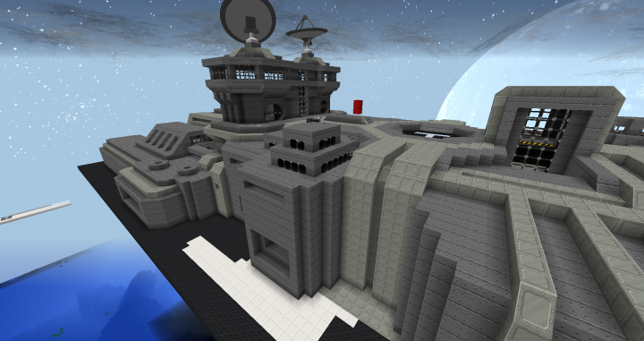 Moonbase complex Minecraft Map