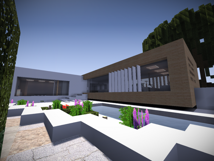 Modern Ecology Green House Minecraft Map