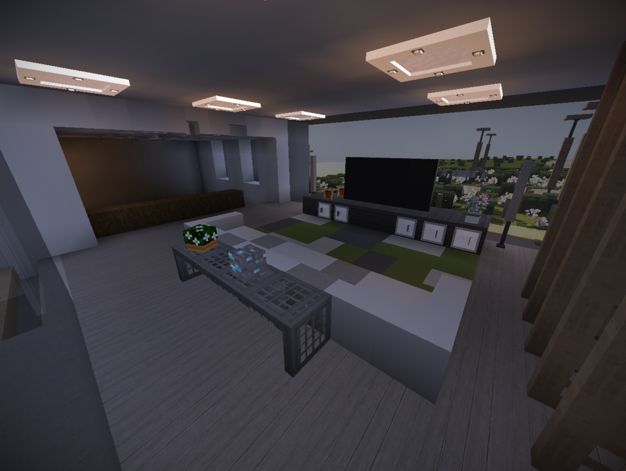 Modern Ecology Green House Minecraft Map