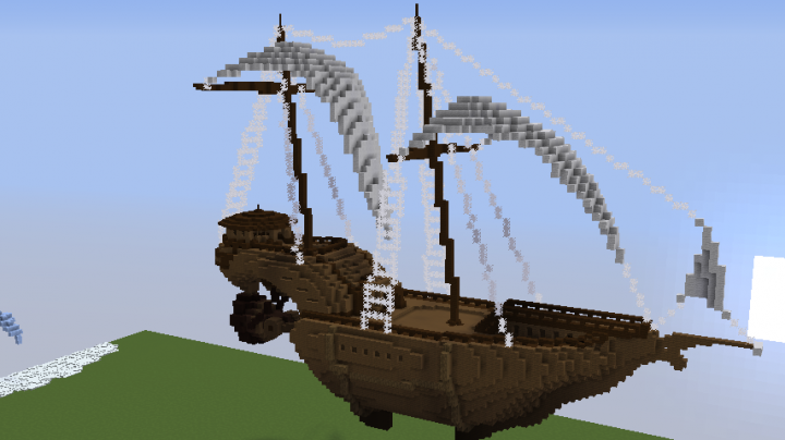 Flying Ship Minecraft Map