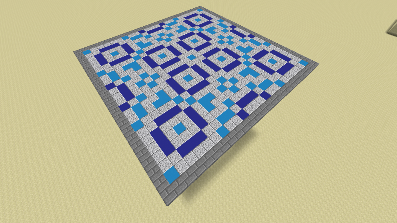Plaza 26x26 Minecraft Map