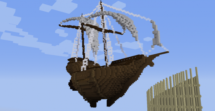 Flying Ship Minecraft Map