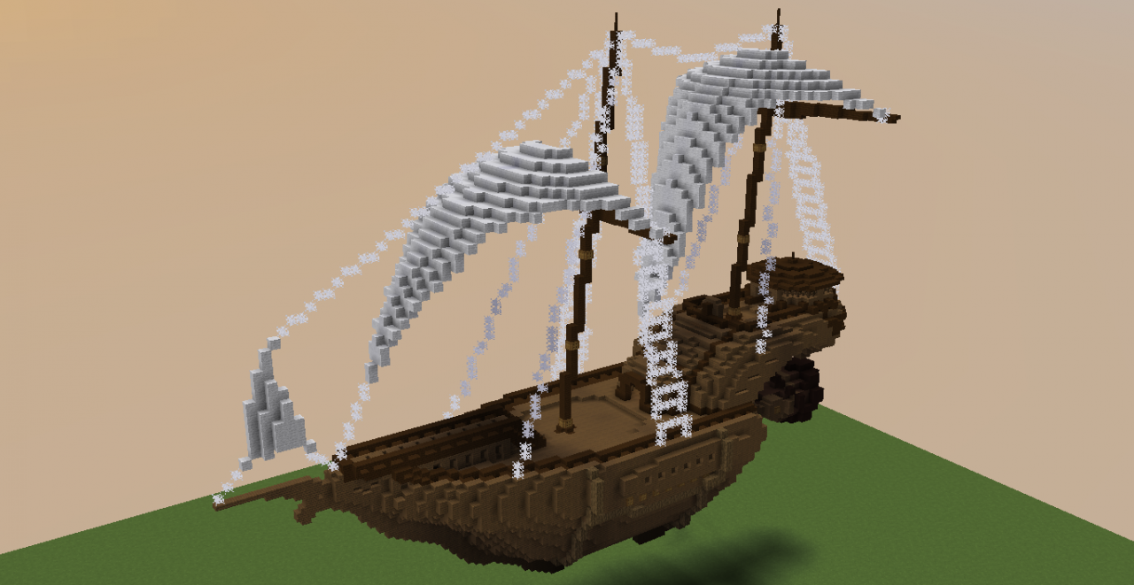 Flying Ship Minecraft Map