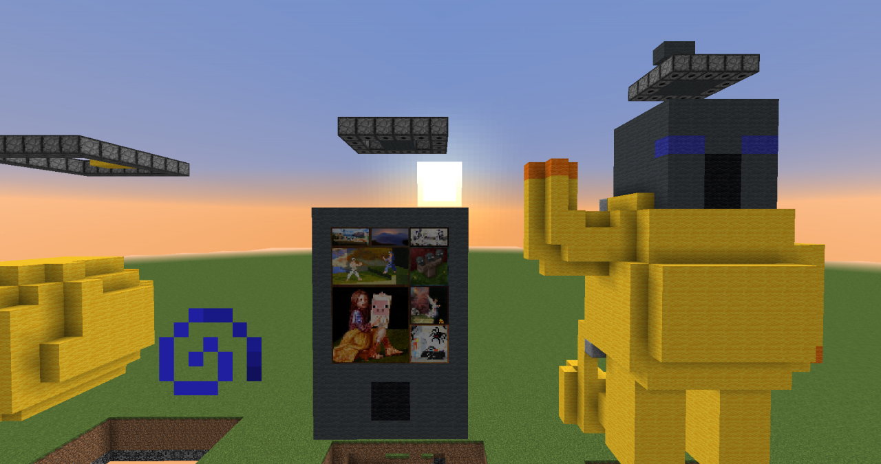 Emoji Burning Map! Minecraft Map