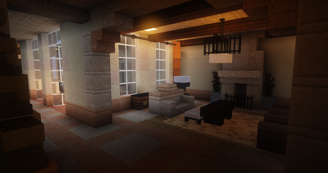 traditional house - mediterranean style (spanish villa) Minecraft Map