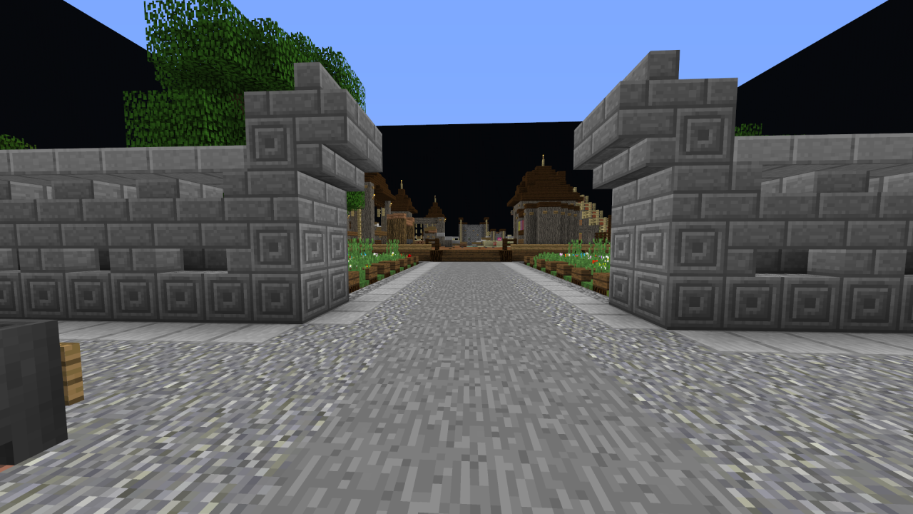 Simple Park Build Minecraft Map