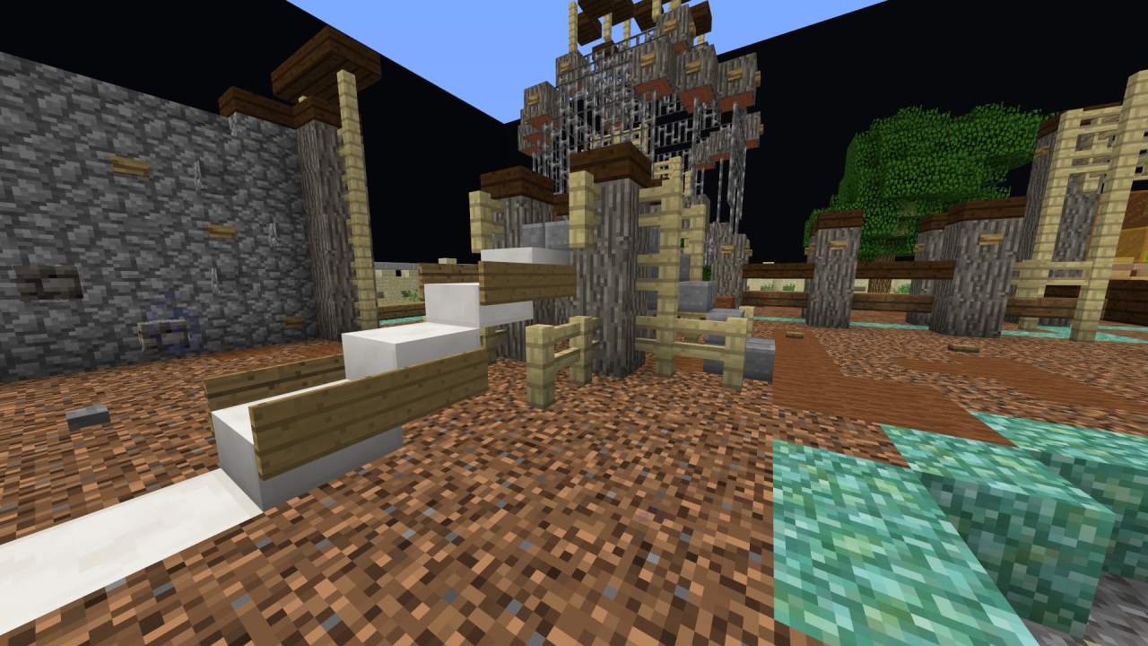 Simple Park Build Minecraft Map