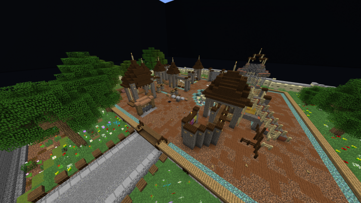 Simple Park Build Minecraft Map