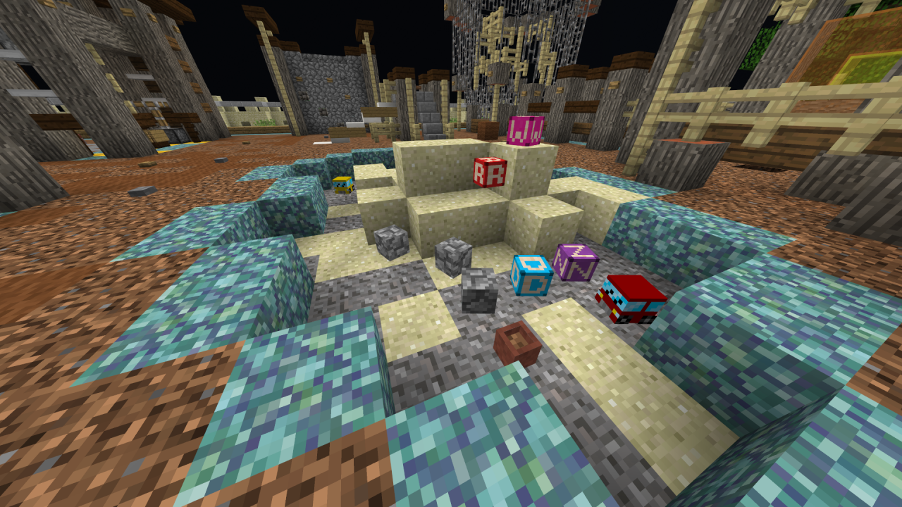 Simple Park Build Minecraft Map