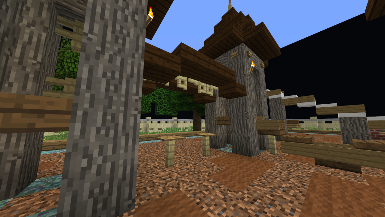 Simple Park Build Minecraft Map