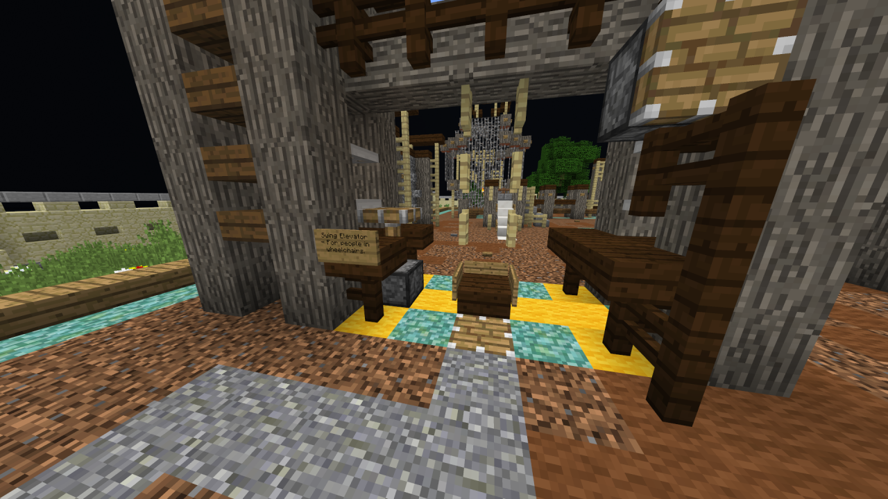 Simple Park Build Minecraft Map