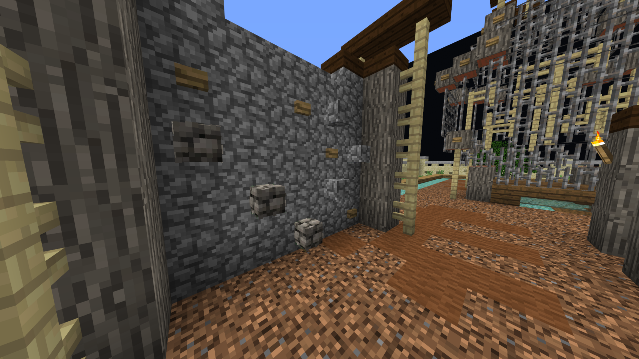 Simple Park Build Minecraft Map