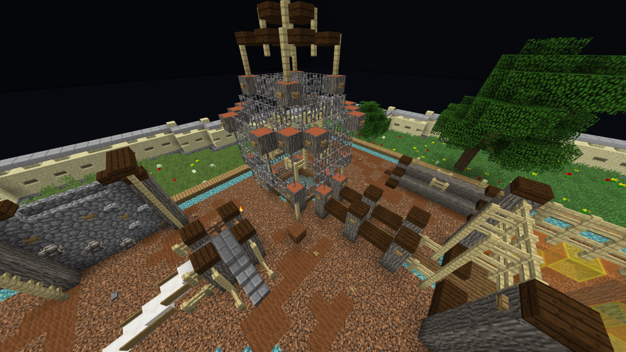 Simple Park Build Minecraft Map