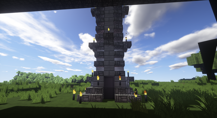 Hanging Survival House Minecraft Map