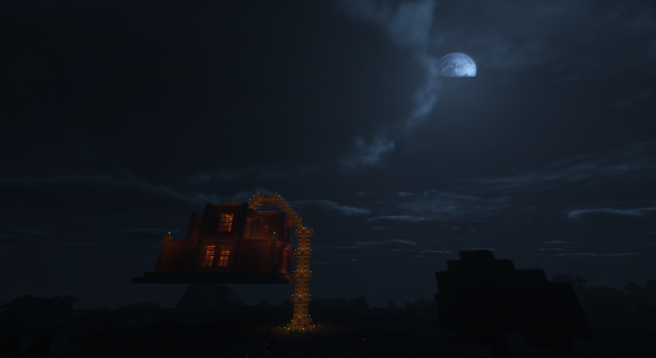 Hanging Survival House Minecraft Map