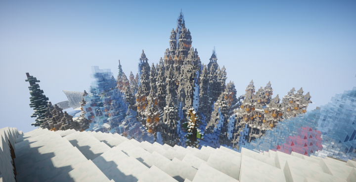 Icy temple Minecraft Map